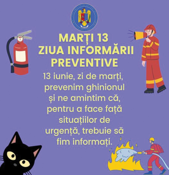 Mâine, 13 iunie – „Ziua Informării Preventive” la ISU Prahova | Ziarul ...